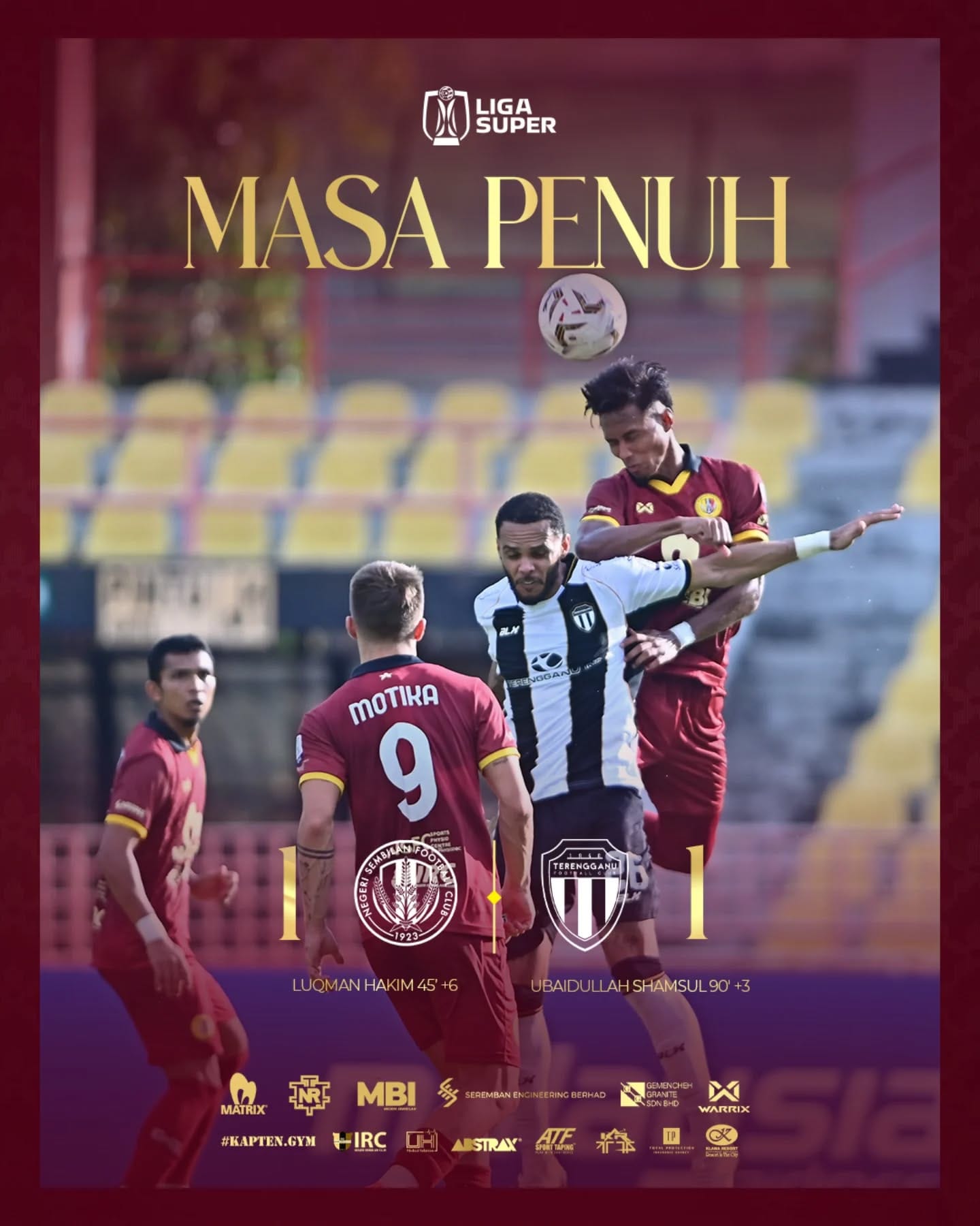 Late Equaliser Denies Negeri Sembilan FC in Hard-Fought Draw at Paroi ...